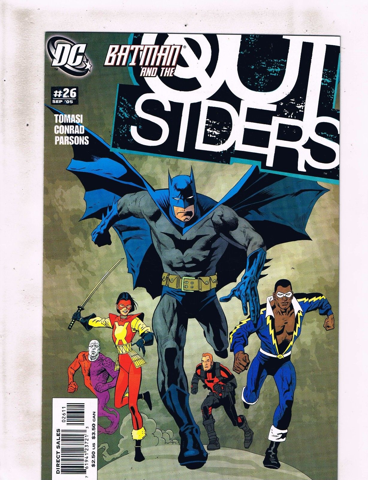 Lot of 5 Outsiders DC Comic Books #23 24 25 26 27 Nightwing Starfire ...