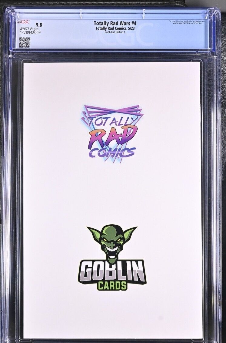 Rad Wars #4 CGC 9.8 Star Wars Cosplay Dark Talon Virgin Shikarii Comic ...