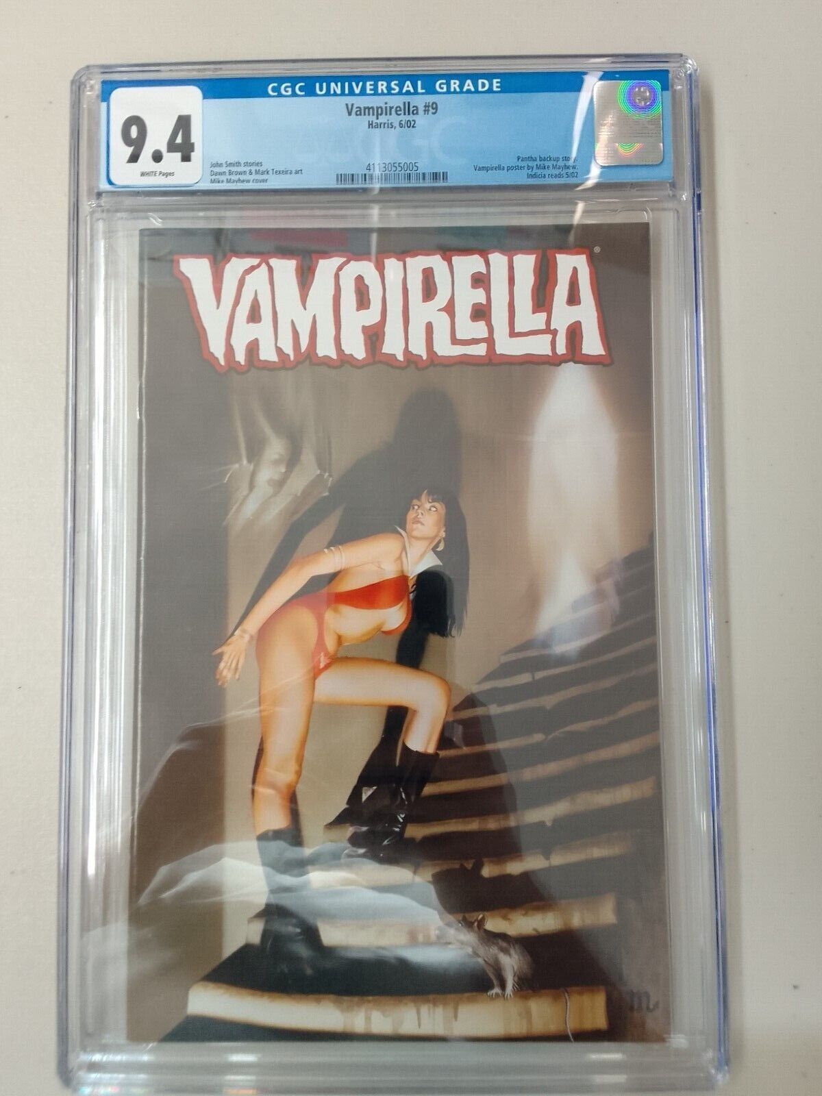 Vampirella #9 CGC 9.4 WHITE Pages Harris 2002 Pantha Backup Story | Comic Books - Modern Age ...