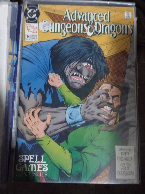 ADVANCED DUNGEONS & DRAGONS # 14 DC 1989 TSR spell games | Comic Books ...