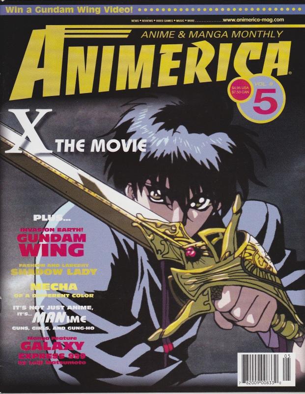 Animerica Magazine Vol 8 #5 Anime X the Movie Excellent Condition ...