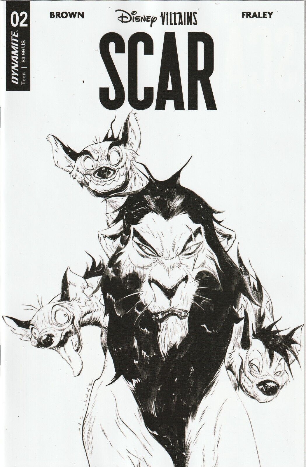 Disney Villains Scar # 2 Variant 1:7 Cover U NM Dynamite [P4] | Comic ...