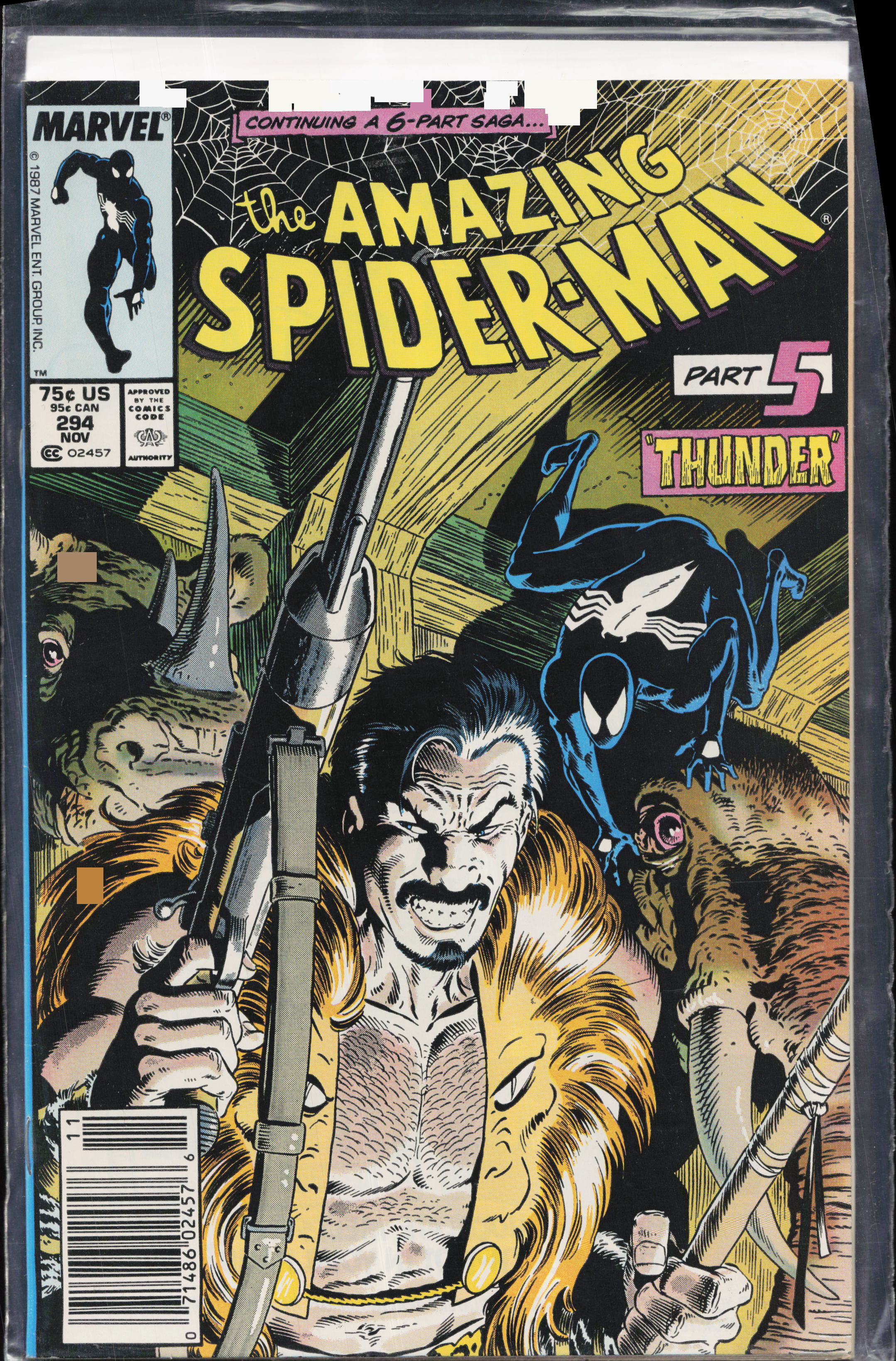 The Amazing Spider-Man #294 Newsstand Edition (1987) Spider-Man | Comic ...