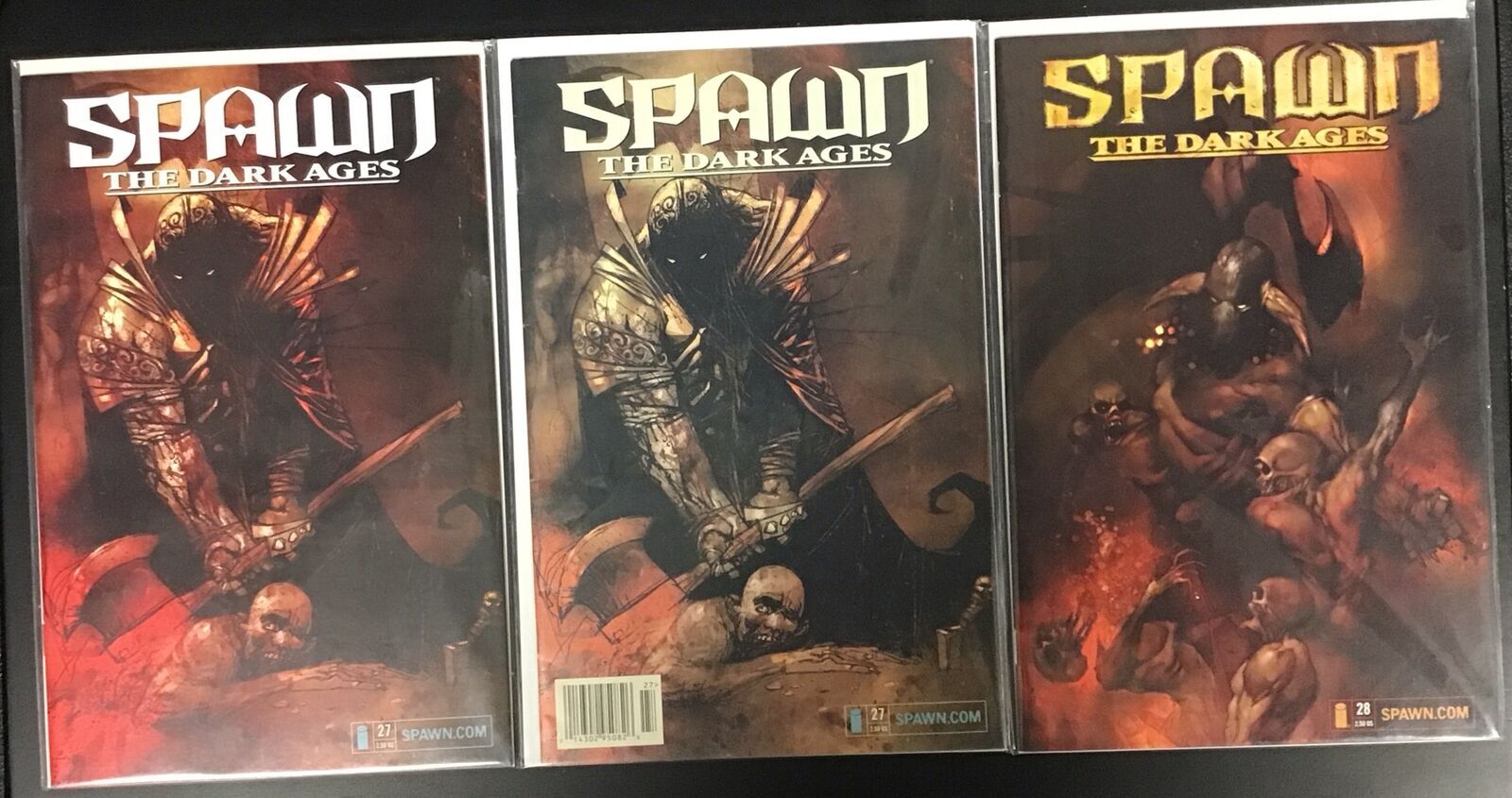 SPAWN THE DARK AGES - #1 - #28 + Jim Lee #1 Variant +#27 Newsstand ...