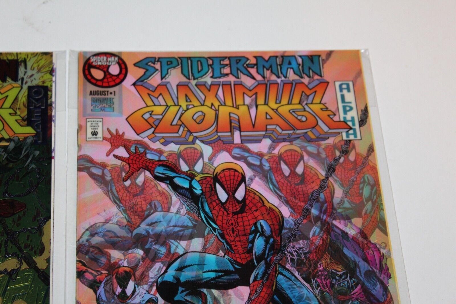 Complete Set Spider-man Maximum Clonage Alpha Omega 1 Chromium Cover NM ...