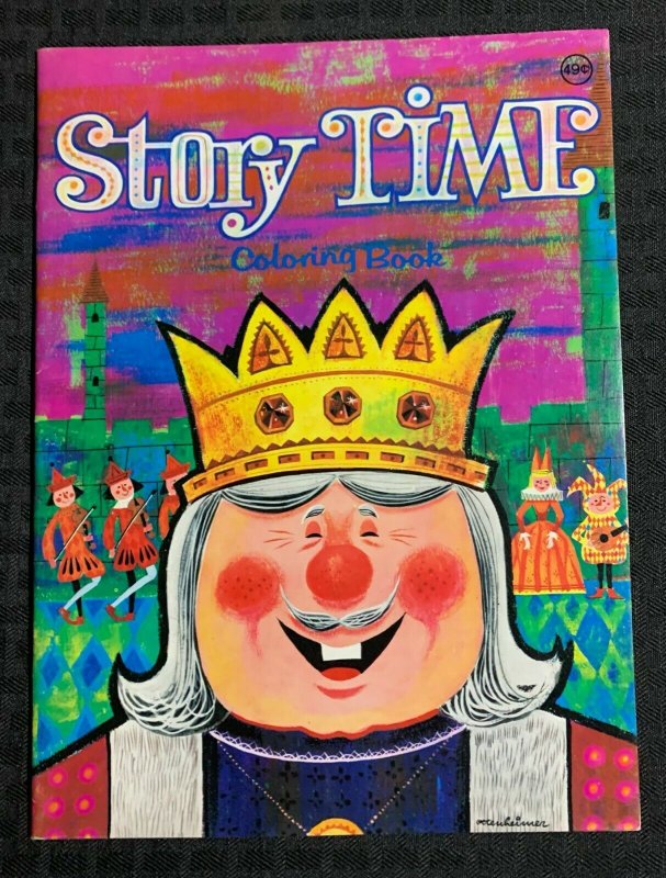 1975 STORY TIME Coloring Book FN+ 6.5 Playmore Goldilocks & the Three ...