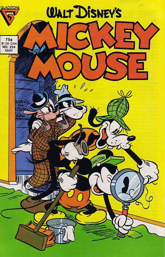 Mickey Mouse (Walt Disney's ) #224 VG ; Gladstone | low grade comic ...
