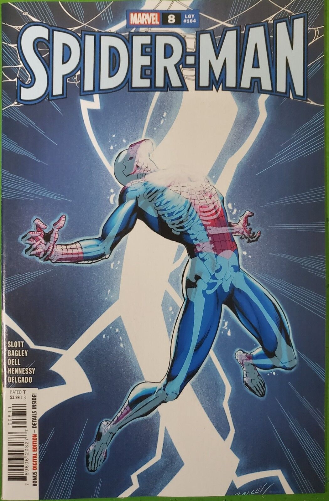 Spider-Man #8 Dan Slott 1st Full Appearance Spider-Boy 2023 Marvel NM ...