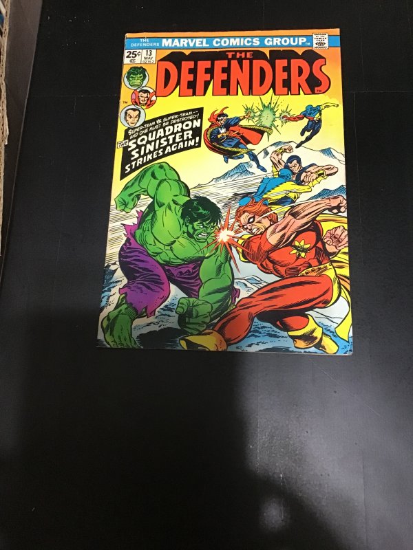 The Defenders #13 (1974) Squadron Supreme!p 1st Nebulon, Doctor ...