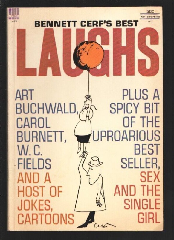 Bennett Cerf's Best Laughs #M43 1963-Maco-Jokes-gags-cartoons-funny ...