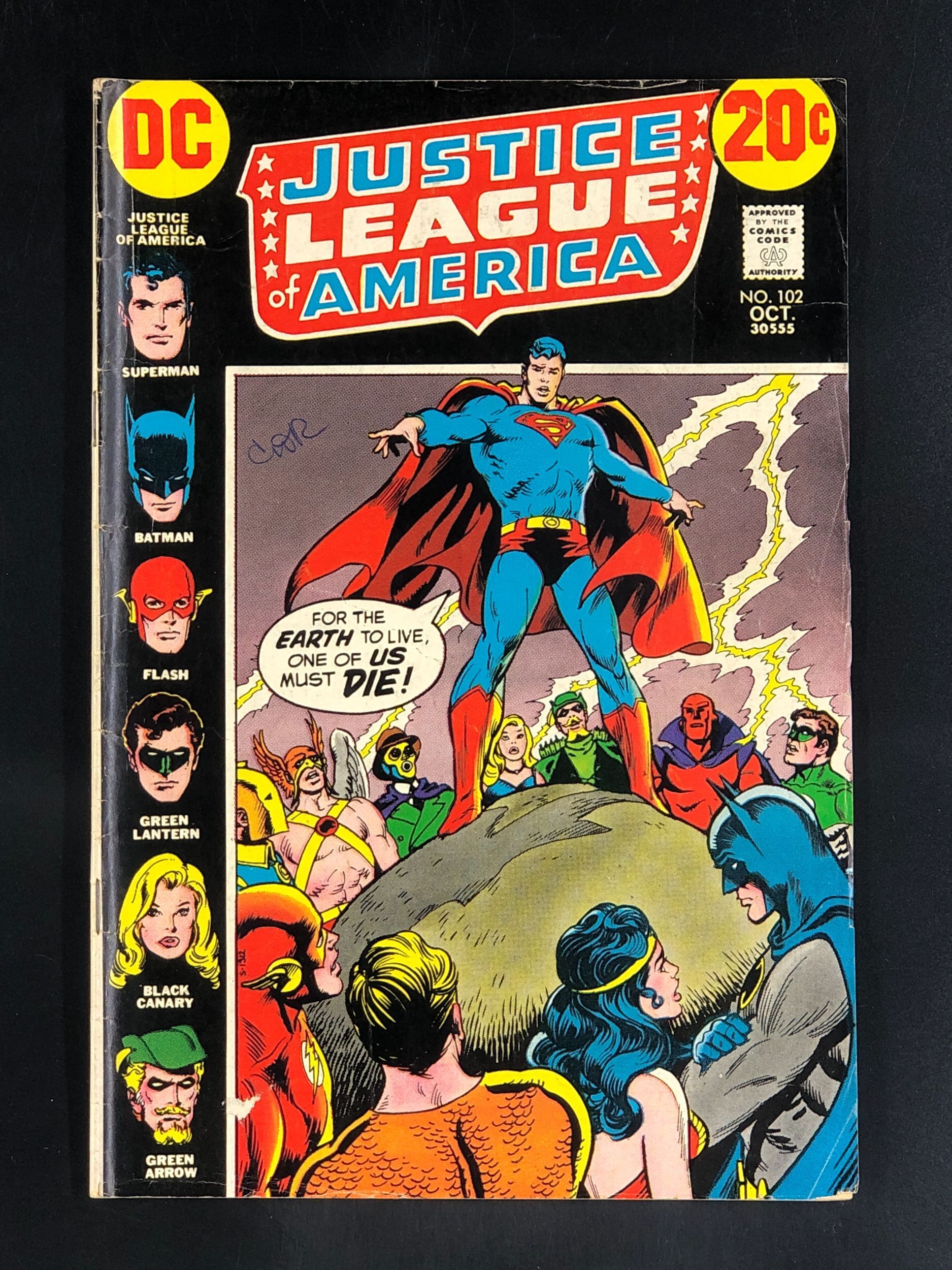 Justice League of America #102 (1972) Red Tornado Destroyed | Comic ...