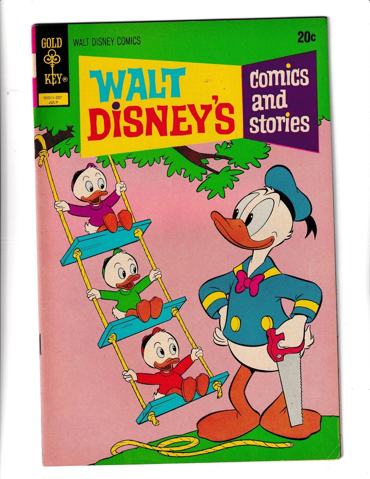 Walt Disneys Comics And Stories 382 1972 Gold Key Comics Comic