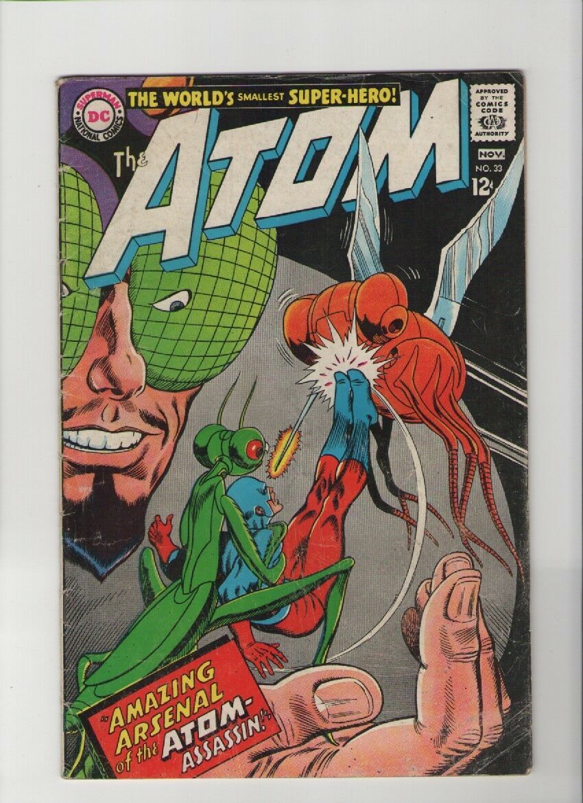 Atom #33 - Amazing Arsenal Of The Atom Assassin! - 1967 (Grade 4.0) WH ...