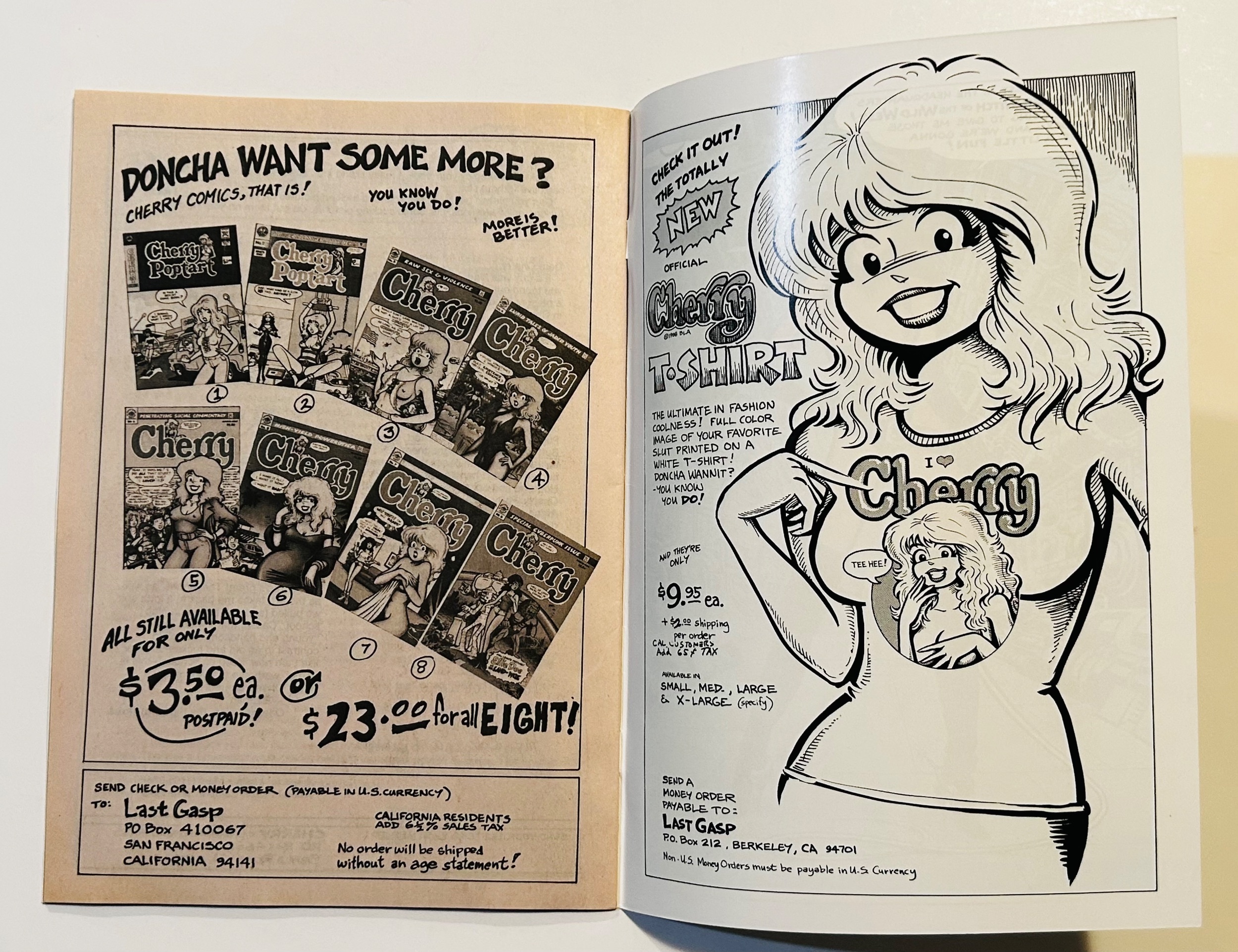 Cherry Poptart #8 (1989) 1st Printing, SPECIAL CYBERPUNK ISSUE | Larry ...