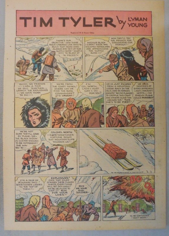 (52) Tim Tyler Sunday Pages by Lyman Young from 1943 Complete Year ...
