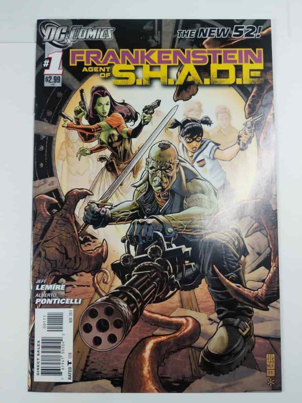 Frankenstein Agent of S.H.A.D.E. #1 VF- 2011 DC Comics C94A | Comic ...