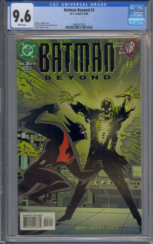 Batman Beyond #3 CGC 9.6 First Series 1st Blight | Comic Books - Modern ...