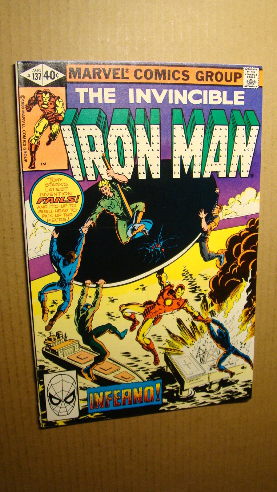 Iron MAN 137 *Nice Copy* VS Inferno Marvel | Comic Books - Bronze Age ...