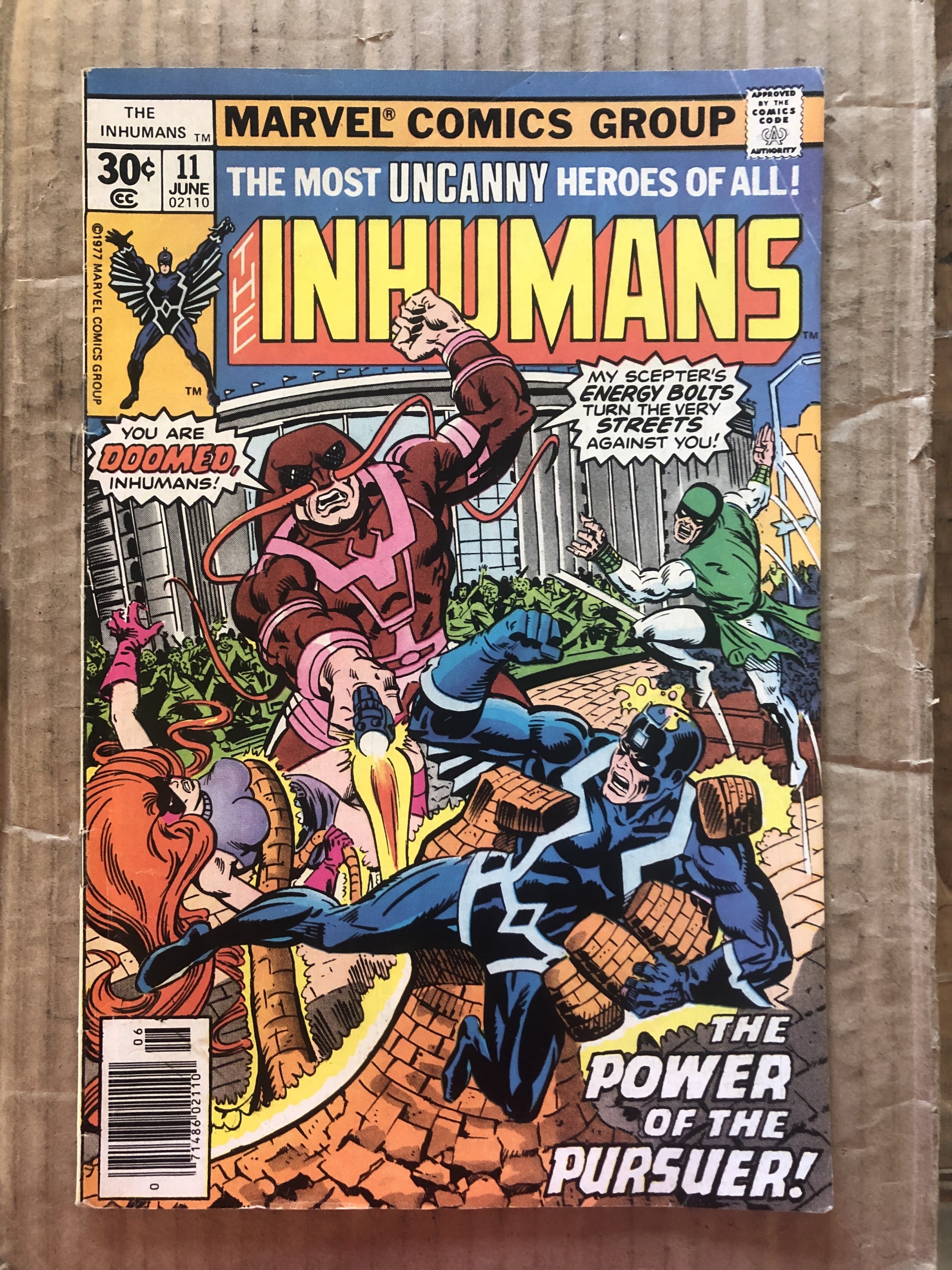 The Inhumans #11 (1977) | Comic Books - Bronze Age, Marvel, Inhumans ...