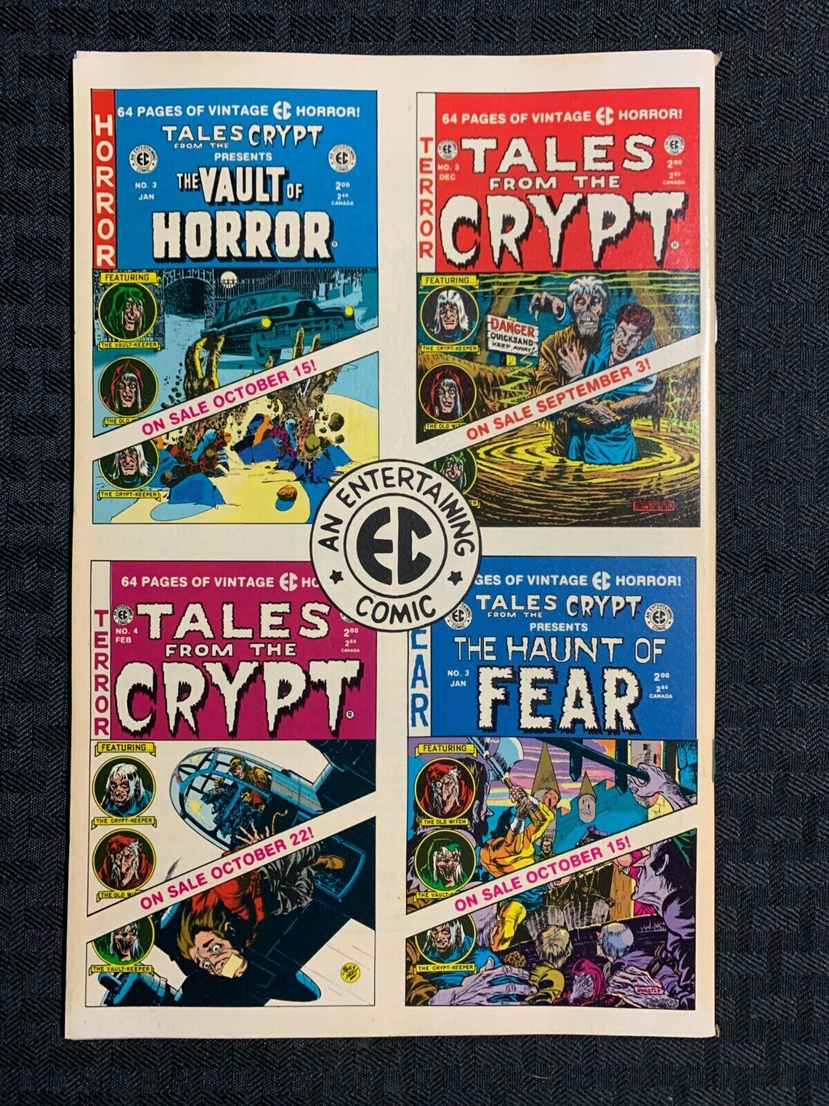 1992 THE HAUNT OF FEAR #3 FVF 7.0 Russ Cochran / Graham Ingels | Comic ...