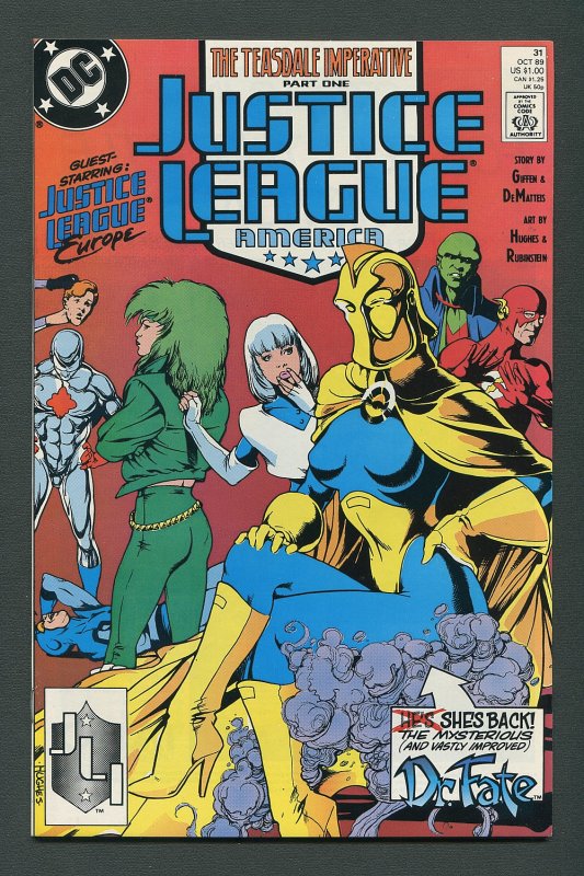 Justice League America #31 /9.0 VFN/NM (1st Adam Hughes Art) October ...