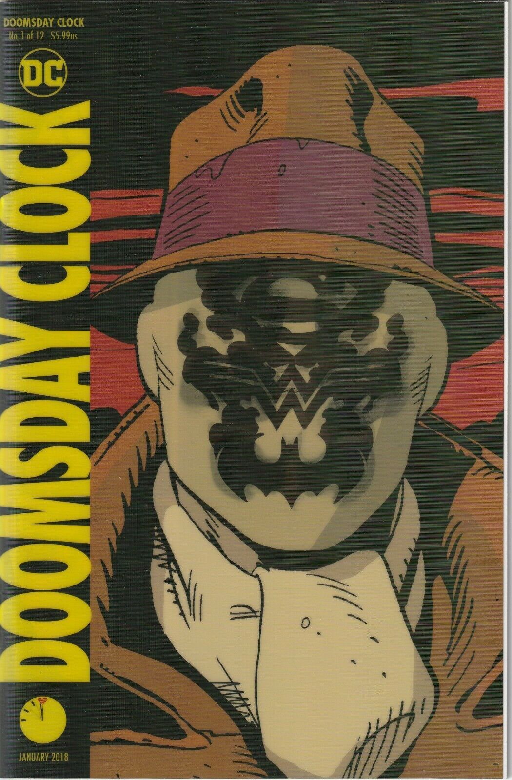 Doomsday Clock 1 Lenticular Variant Cover NM DC 2018 G3 | Comic Books ...