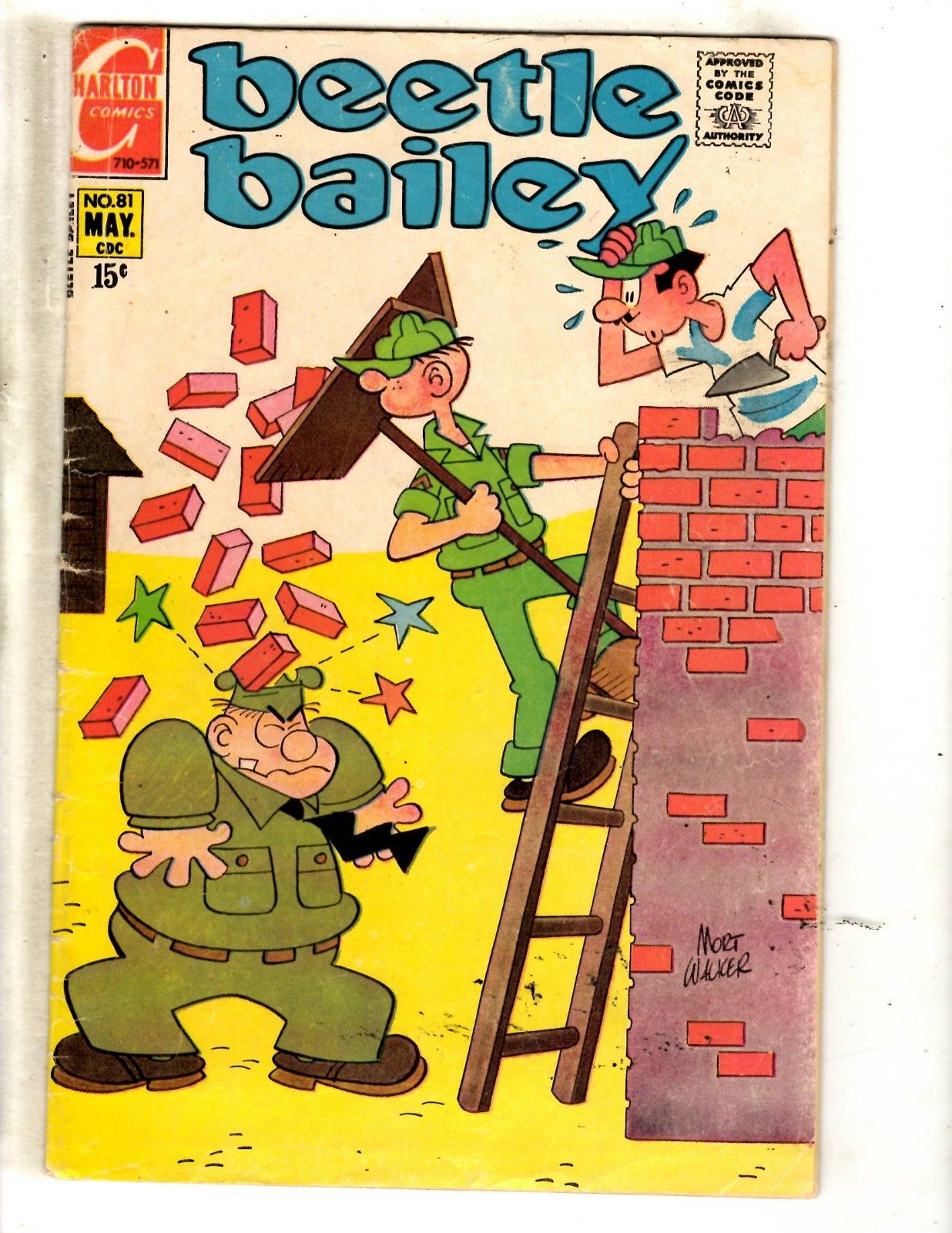 Lot Of 6 Beetle Bailey Charlton Comic Books # 81 88 105 106 108 114 ...