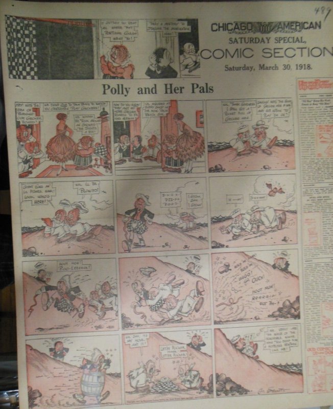 Dolly Dimples & Polly and Her Pals Sunday Drayton/Sterrett 3/30/1918 ...