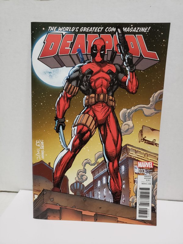 Deadpool #33 Incentive Jim Lee 'X-Men Trading Card' Variant (Deadpo ...