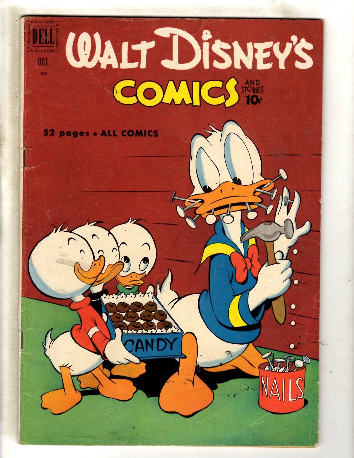 Walt Disneys Comics And Stories 133 Fn Dell Golden Age Comic Book Jl19