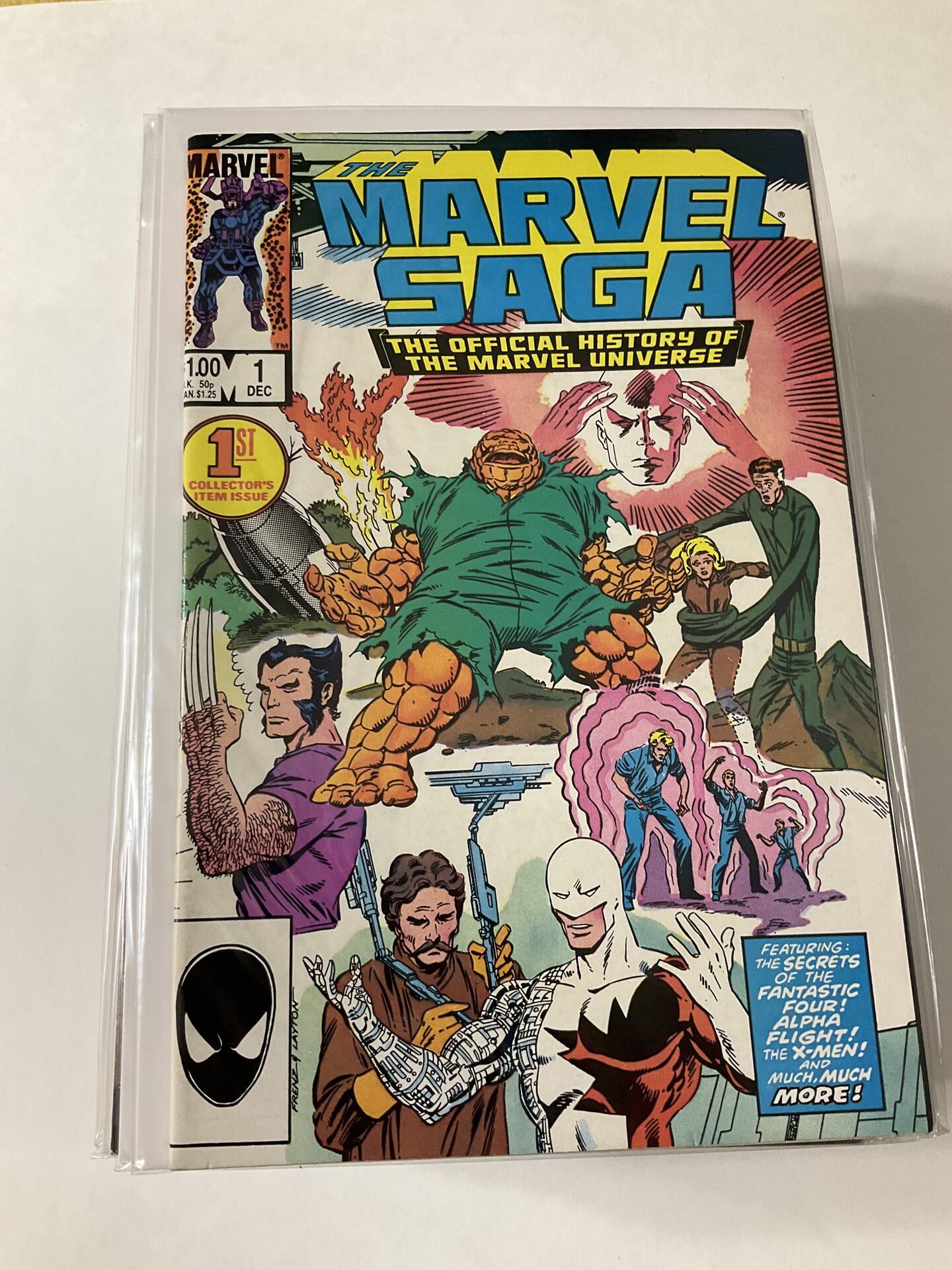 The Marvel Saga The Official History of the Marvel Universe #1 Canadian ...