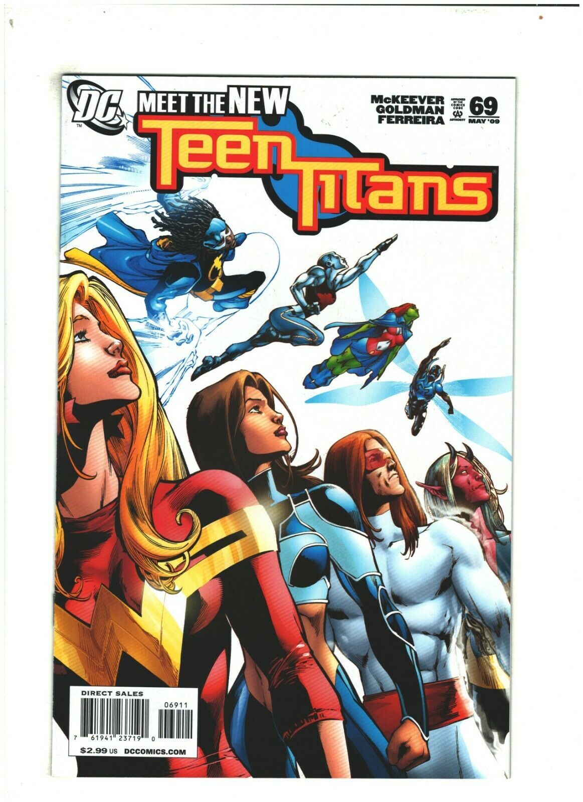 Teen Titans #69 NM- 9.2 DC Comics 2009 New Line-up | Comic Books ...