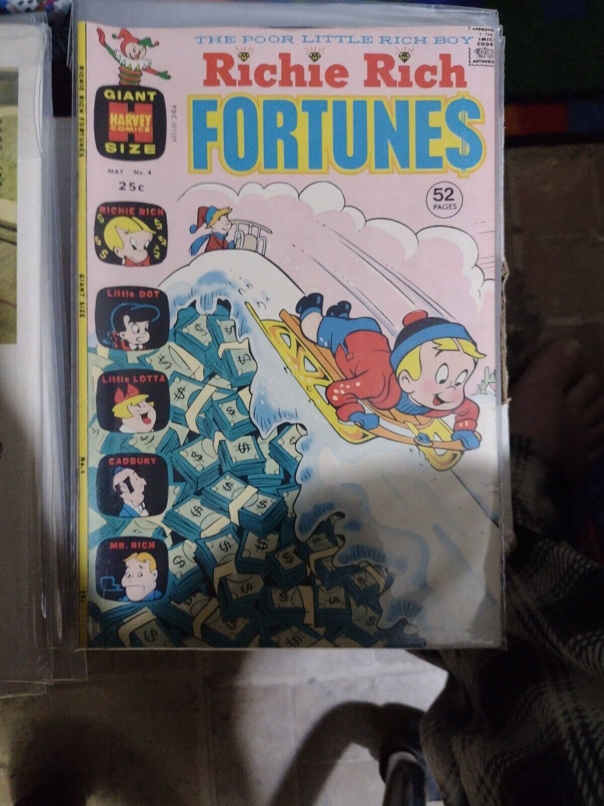 Richie Rich Fortunes # 4 1972 Harvey Comics Little DOT Lotta Cadbury ...