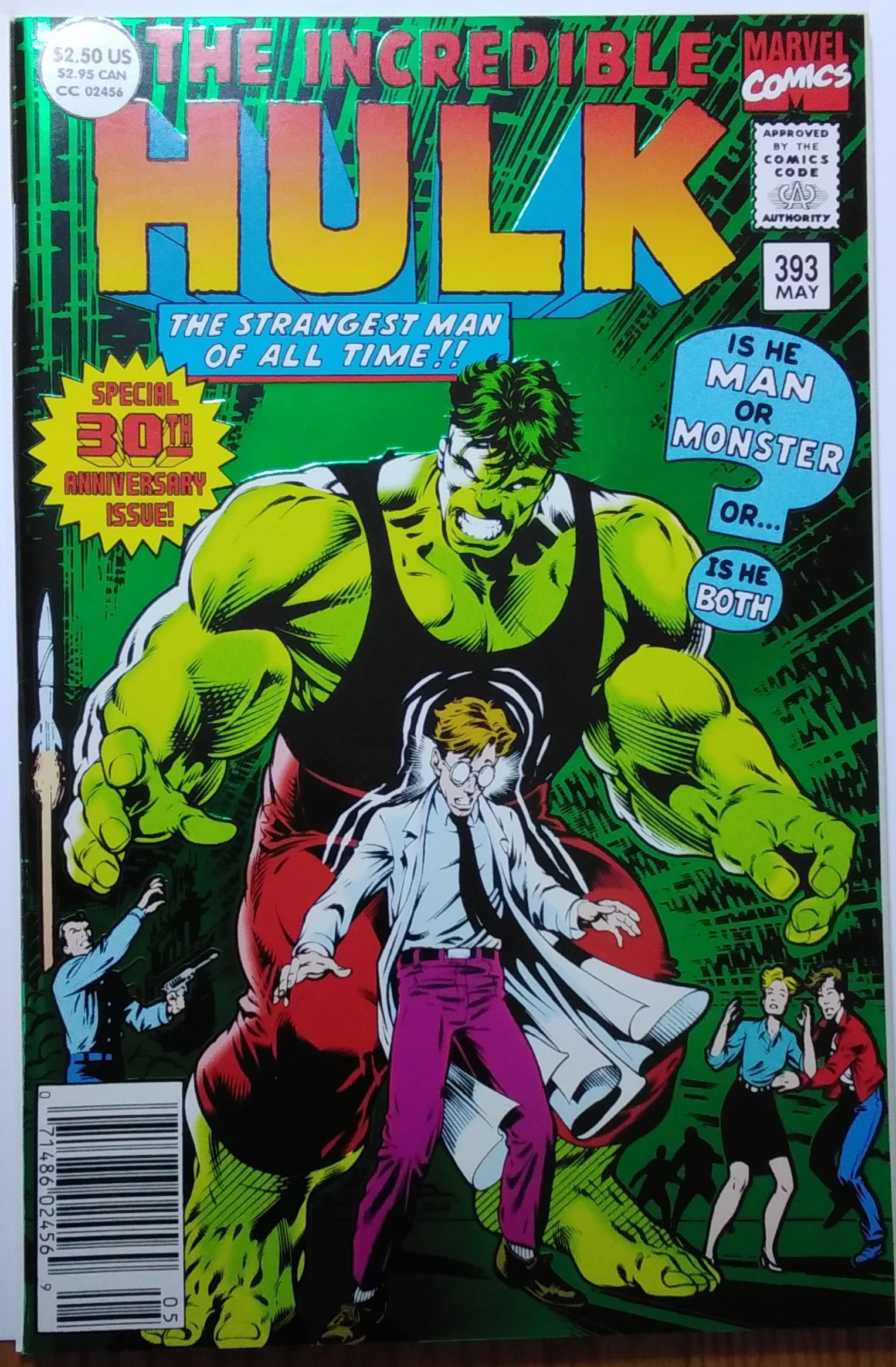 The Incredible Hulk #393 (1992) Newsstand Edition | Comic Books ...