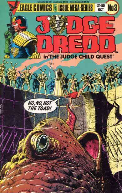 Judge Child #3 FN ; Eagle | Judge Dredd - Brian Bolland | Comic Books ...