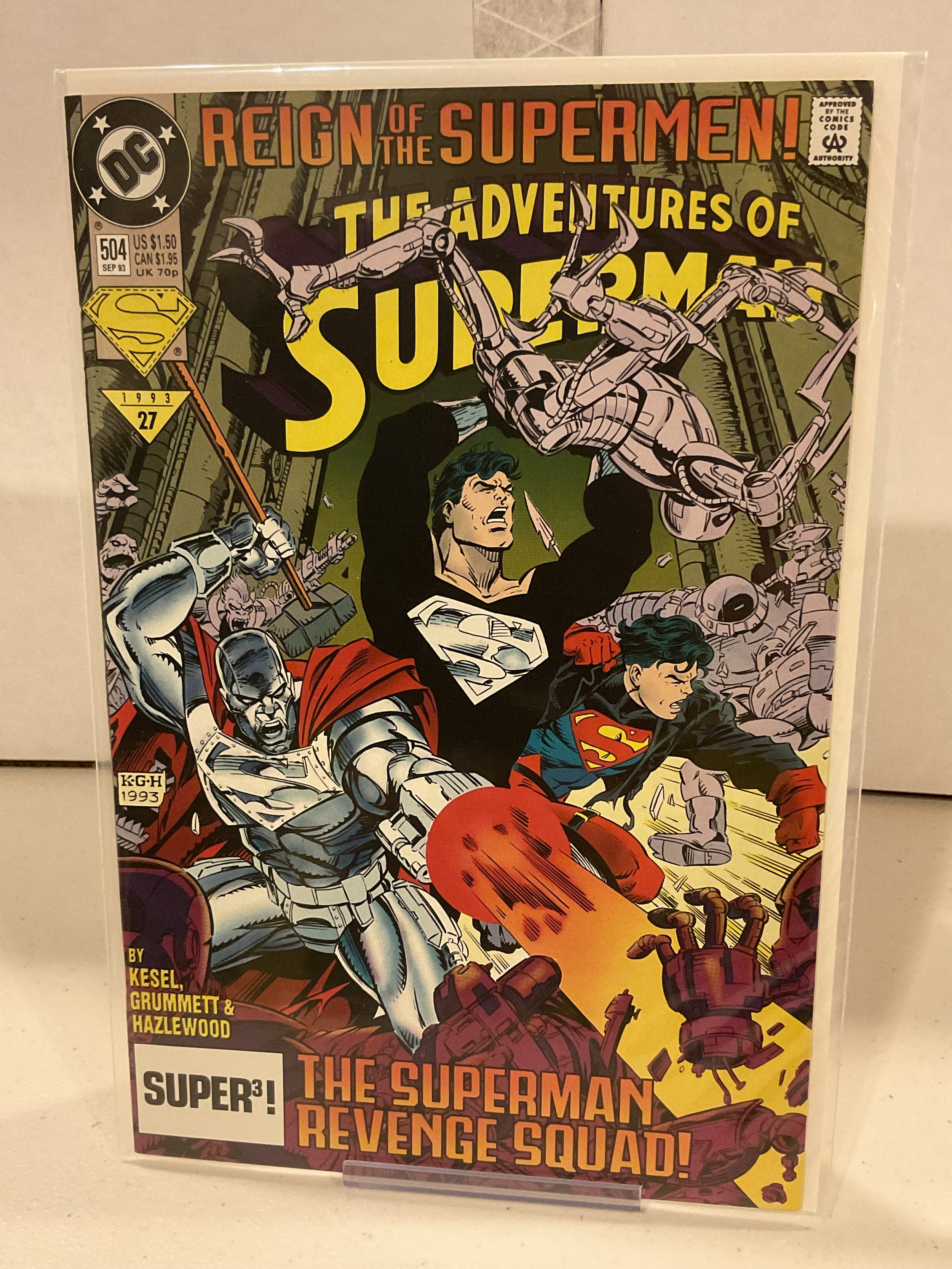 Adventures of Superman #504 9.0 (our highest grade) 1993 Reign of the ...