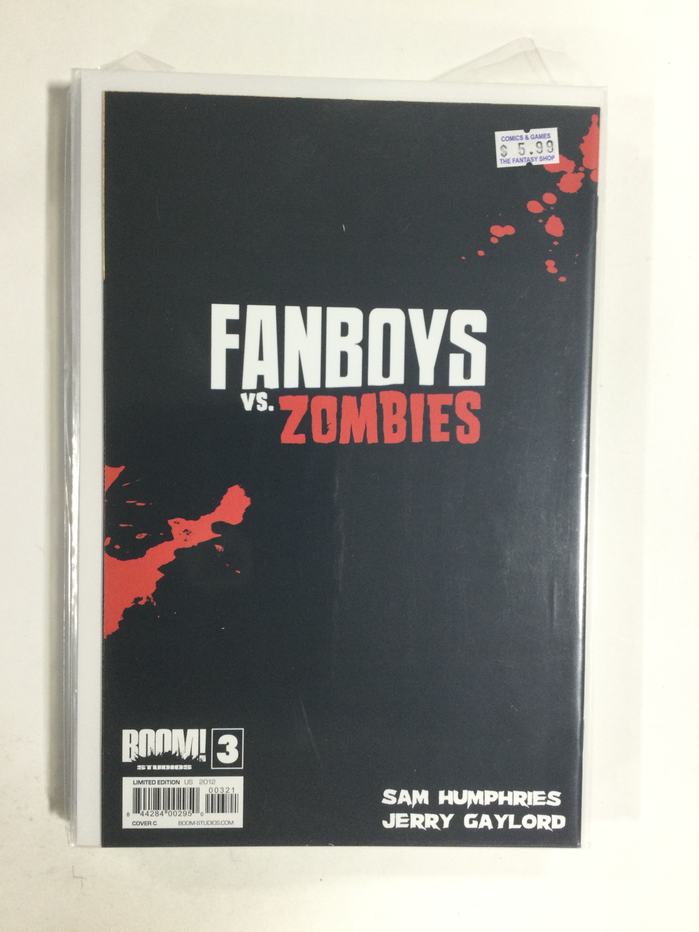 Fanboys vs. Zombies #2 Cover B Khary Randolph (2012) NM5B134 NEAR MINT ...
