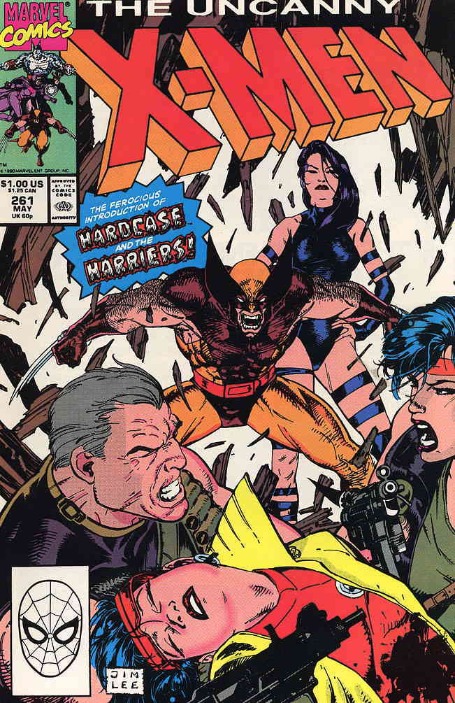 Uncanny X-Men, The #261 VF ; Marvel | Chris Claremont Jim Lee | Comic ...