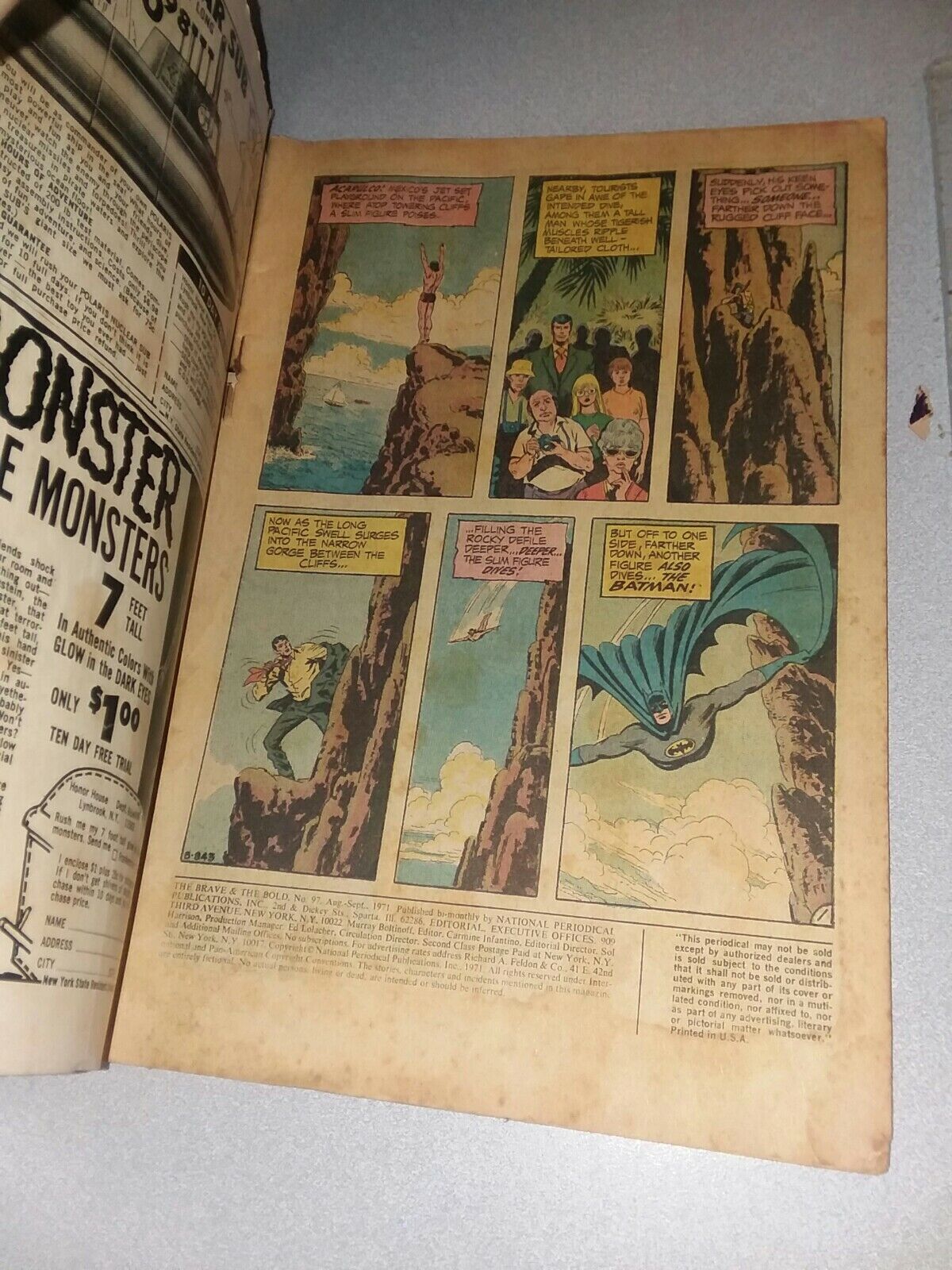 Brave and the Bold 97 Batman deadman origin staton art Bronze Age dc ...