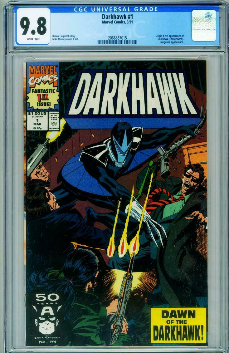 Darkhawk #1 CGC 9.8 1st appearance comic book 2066887015 | Comic Books ...