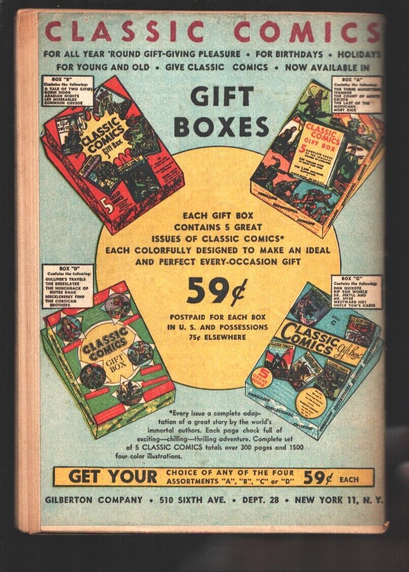 Classic Comics #2 1946-Gilberton-HRN 28-Ivanhoe-final issue before name ...