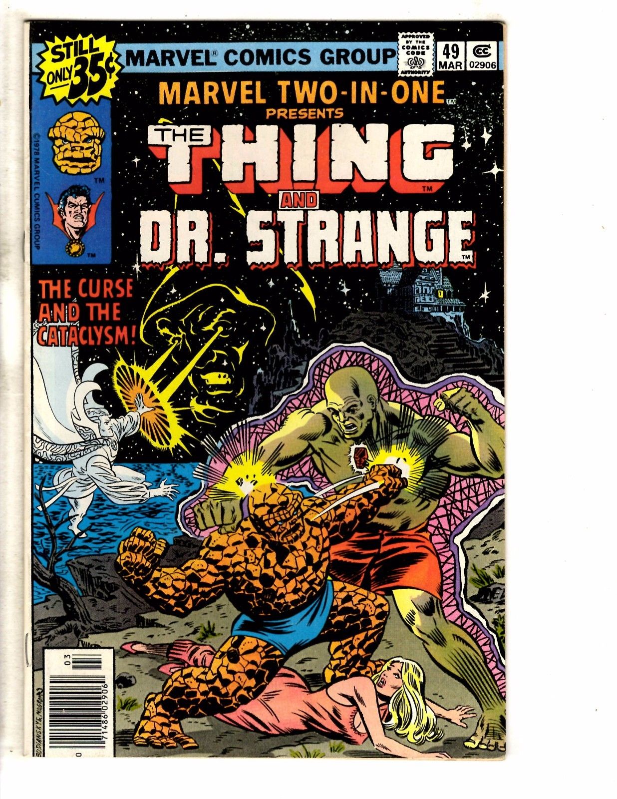 Lot Of 4 Marvel Two-In-One Comic Books # 48 49 50 51 Hulk Thing ...