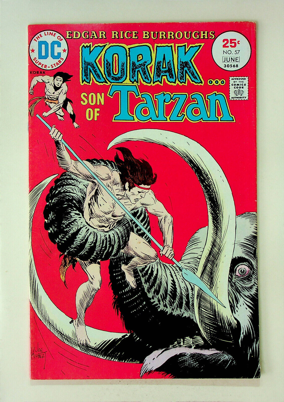 Korak Son of Tarzan #57 (May-Jun 1977, DC) - Very Good/Fine | Comic ...