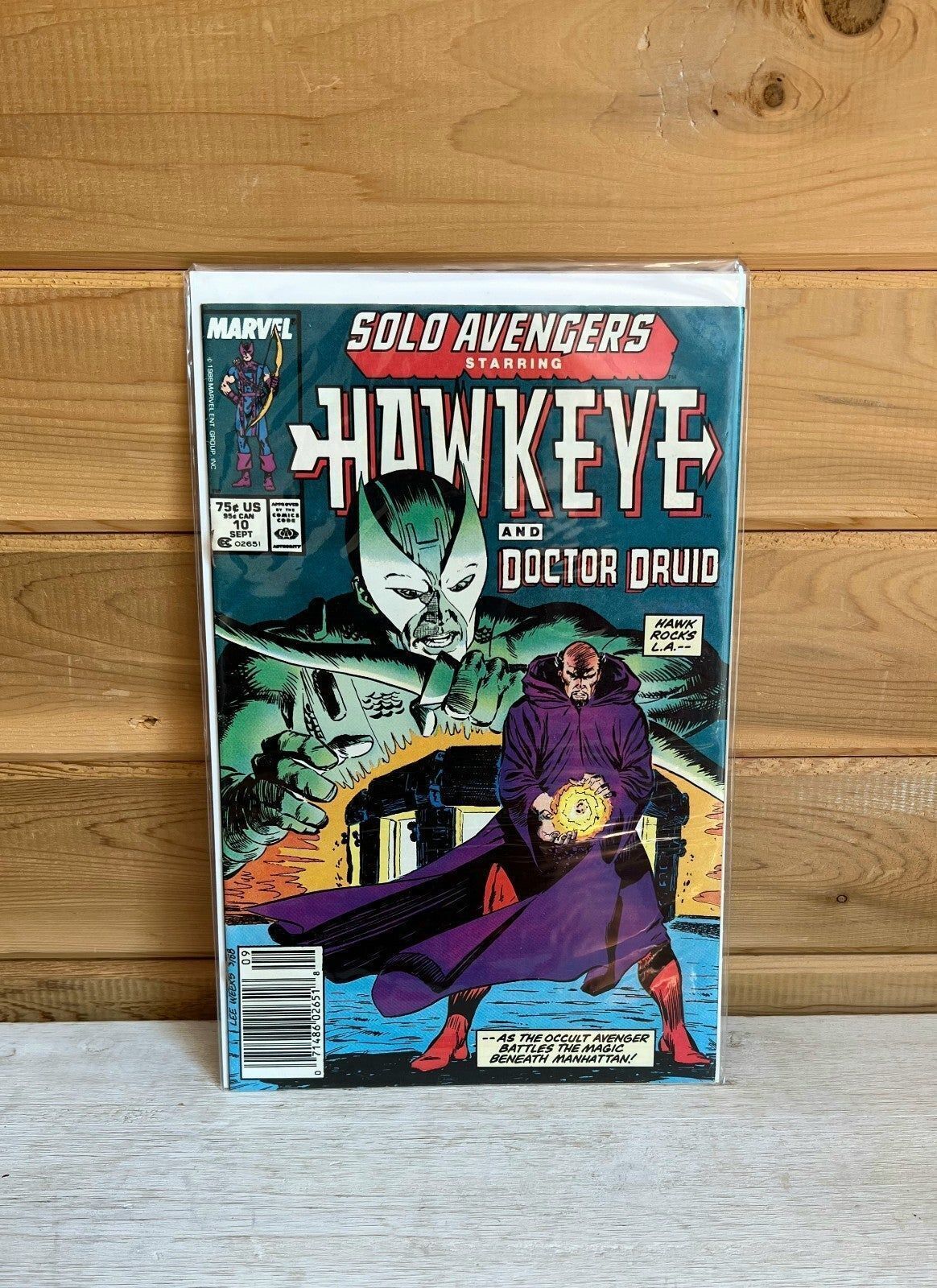 Marvel Comics Solo Avengers Hawkeye and Doctor Druid #10 Vintage 1988 ...