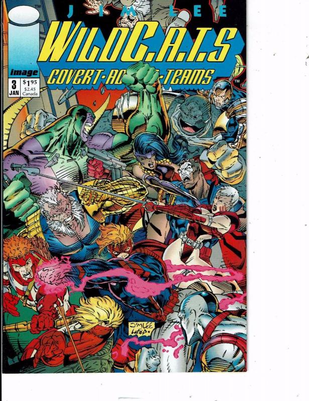 Lot Of 5 WildCats Covert Action Teams Image Comic Book #1 3 4 6 7 BH50 ...