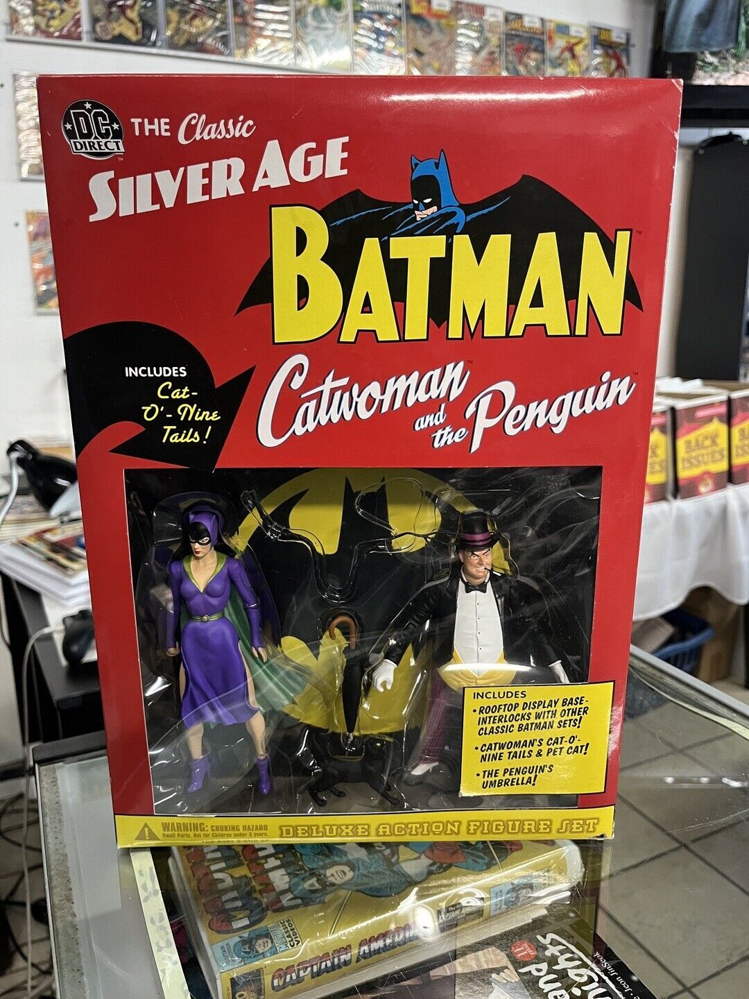 DC Direct Classic Silver Age Batman Catwoman And The Penguin Deluxe ...