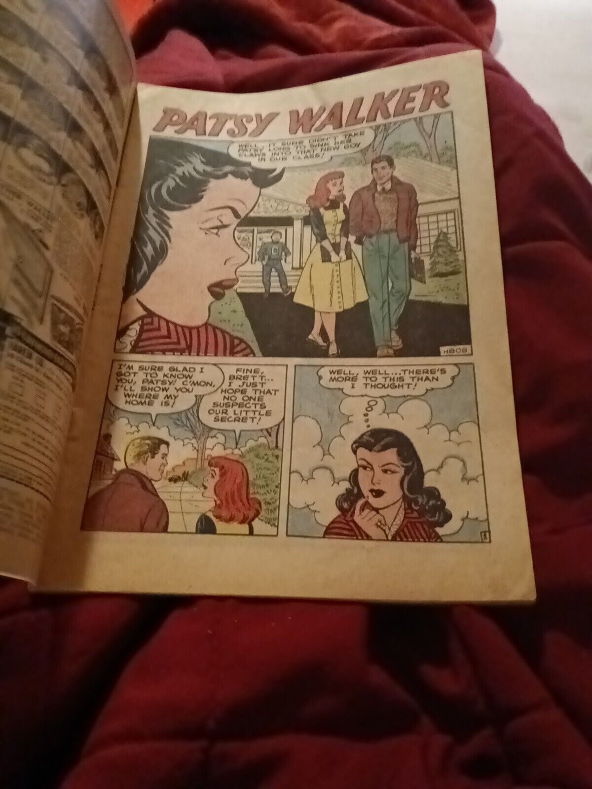 PATSY WALKER #63 Golden Age 1955 timely atlas marvel Comics good girl ...
