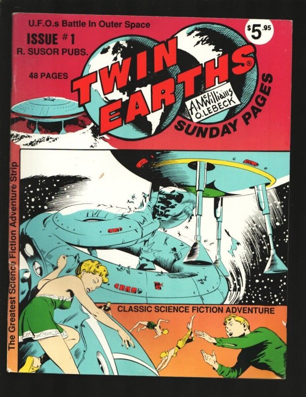 Twin Earths #1 1991-R. Susor Pubs-1st issue-Reprints the Sunday ...