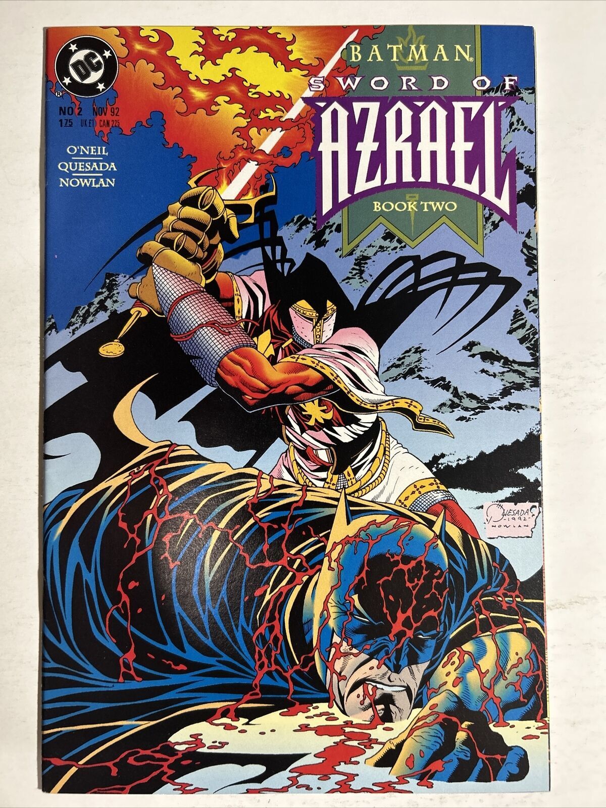 Batman Sword of Azrael Issues 1-4 (1 2 3 4) Joe Quesada Art Batman 1st ...