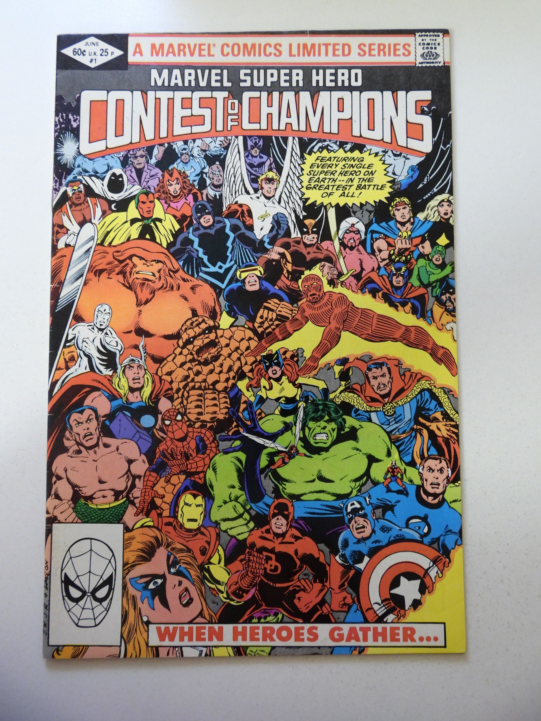 Marvel Super Hero Contest of Champions #1 (1982) FN/VF Condition ...